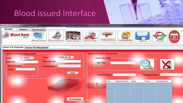 Blood Bank Management System | PPTX