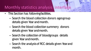 Blood Bank Management System | PPTX
