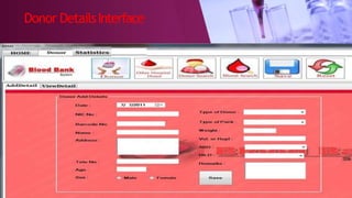 Blood Bank Management System | PPTX