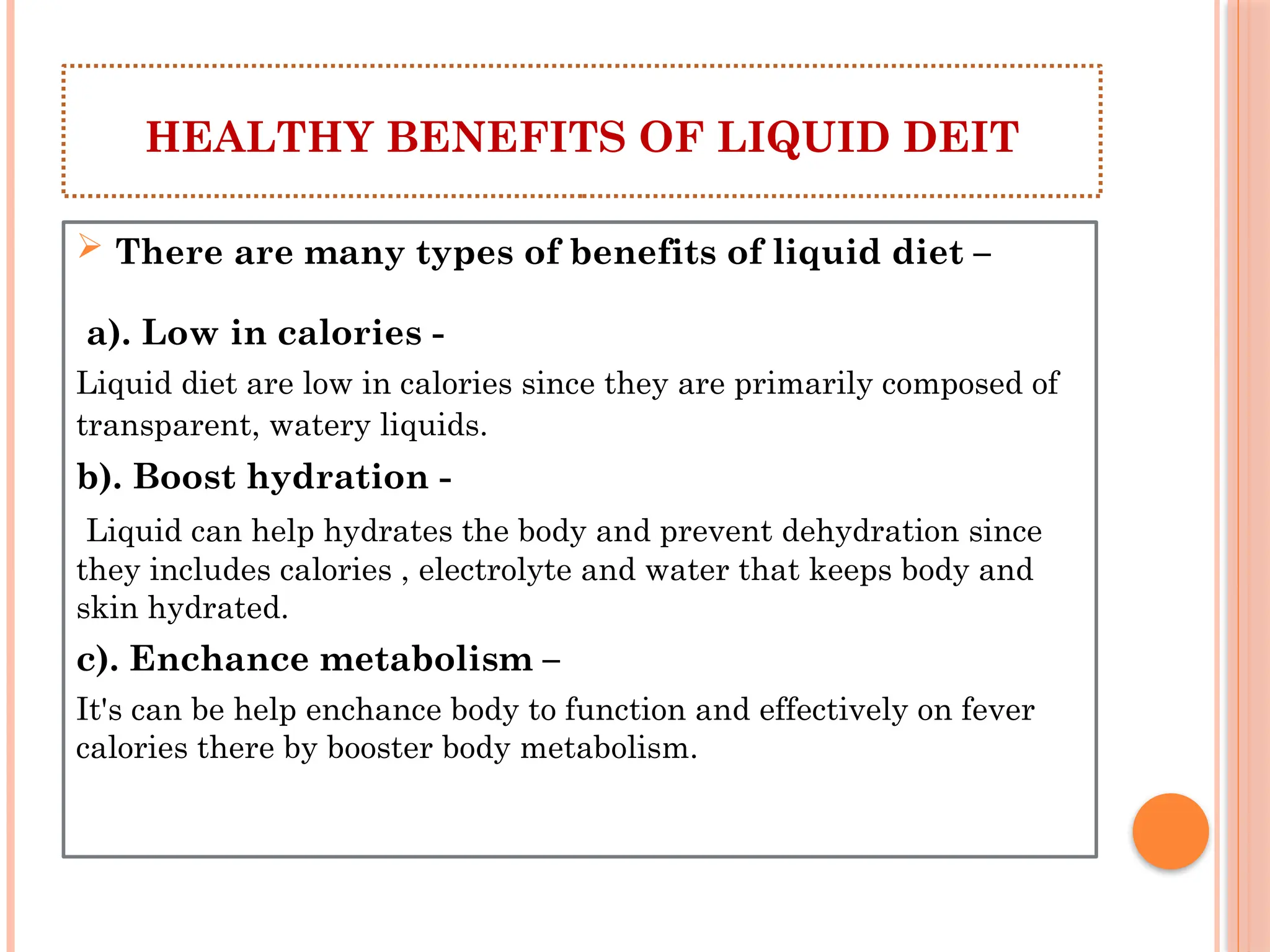 liquid diet for better health in the world.pptx
