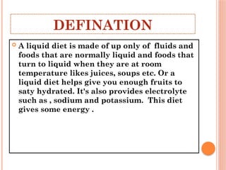 liquid diet for better health in the world.pptx