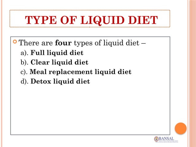 liquid diet for better health in the world.pptx