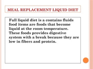 liquid diet for better health in the world.pptx