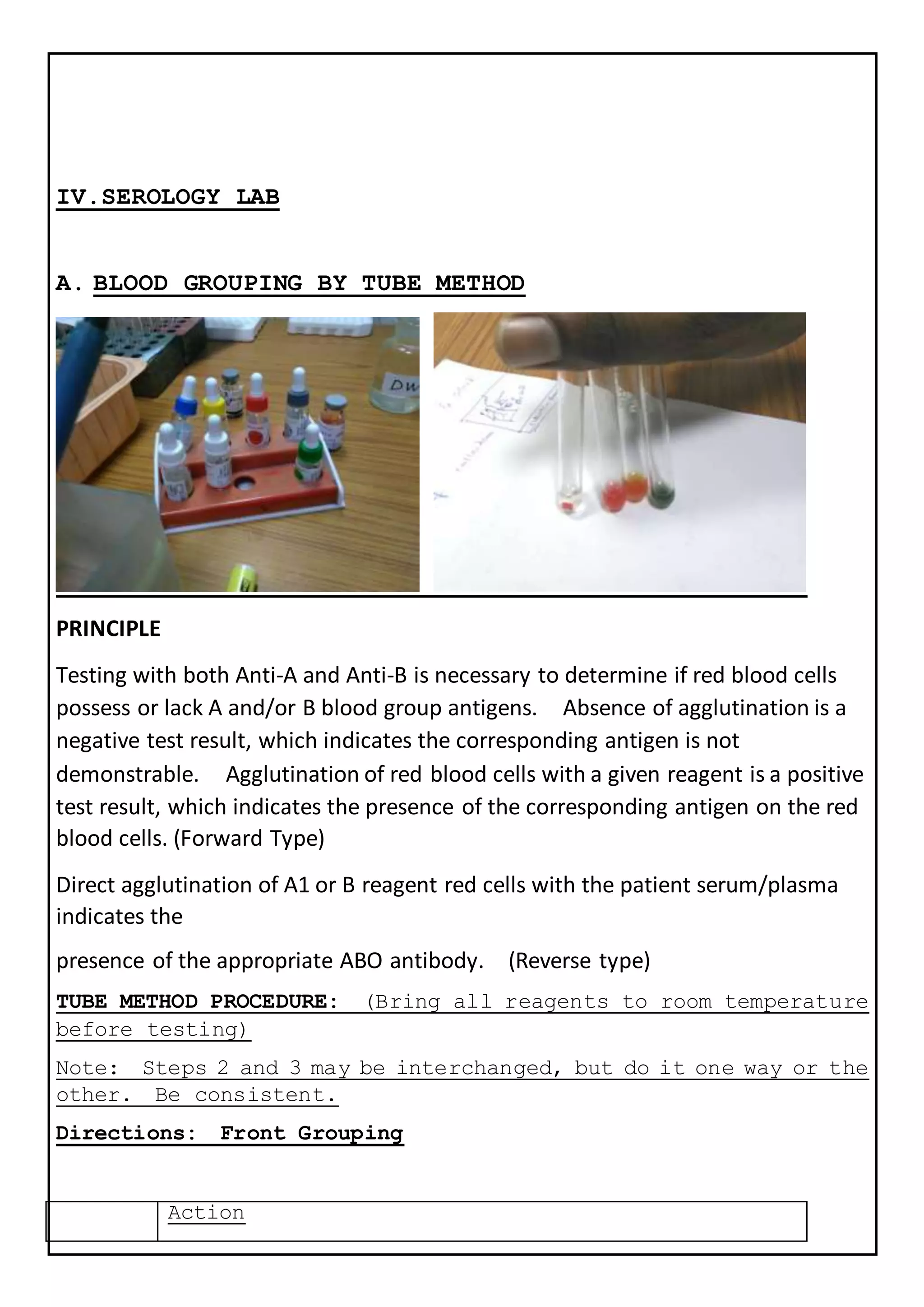 Blood bank report | DOCX