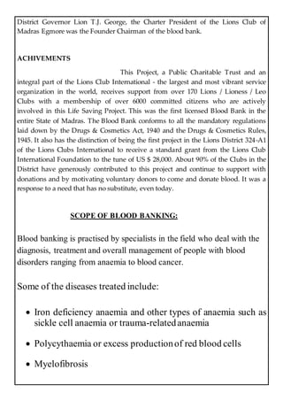 Blood bank report | DOCX