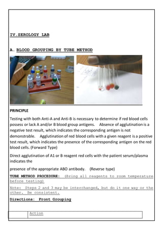 Blood bank report | DOCX