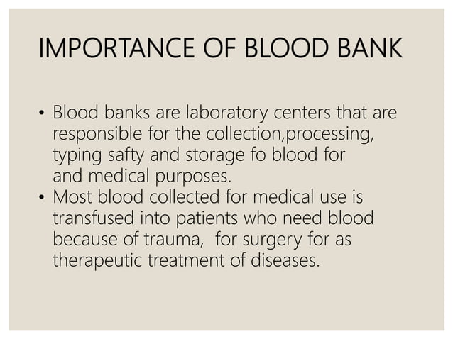 Blood bank system Project PPT | PPTX | Blood Disorders | Diseases and ...