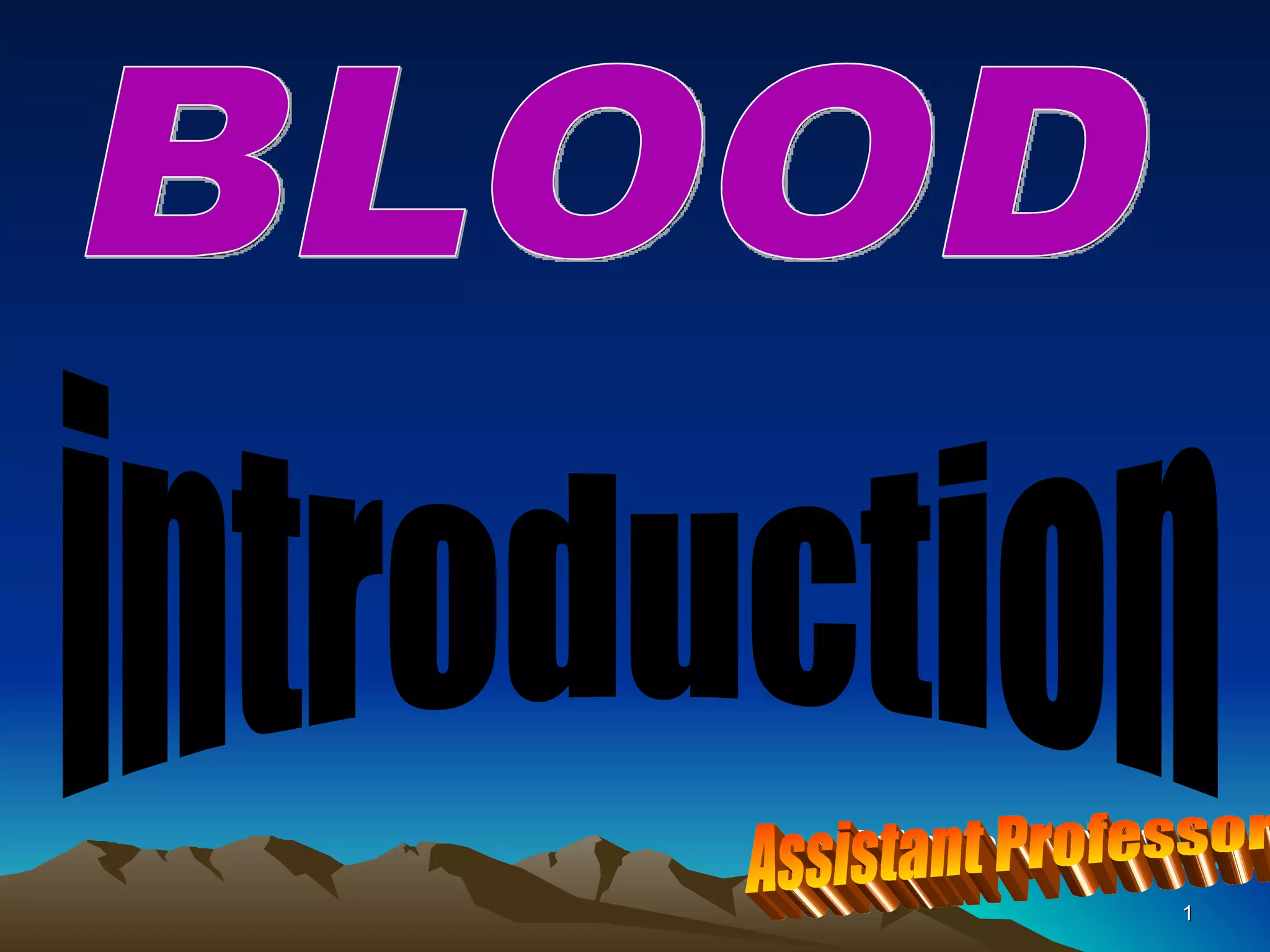 Blood basic facts final | PPT