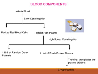 Blood blood pruduct and its indication | PPTX