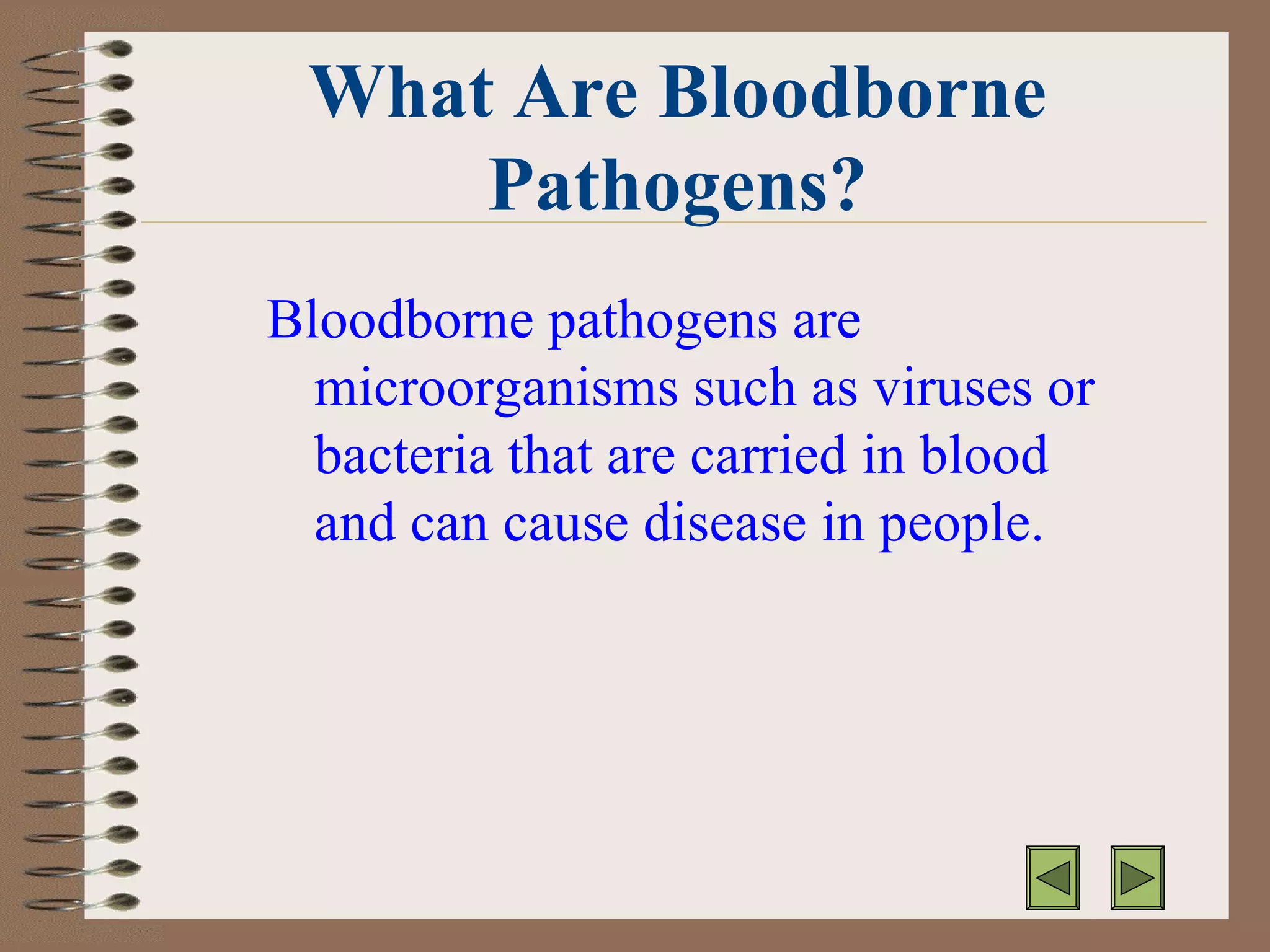 Bloodborne Pathogen Training | PPT