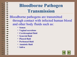 Bloodborne Pathogen Training | PPT