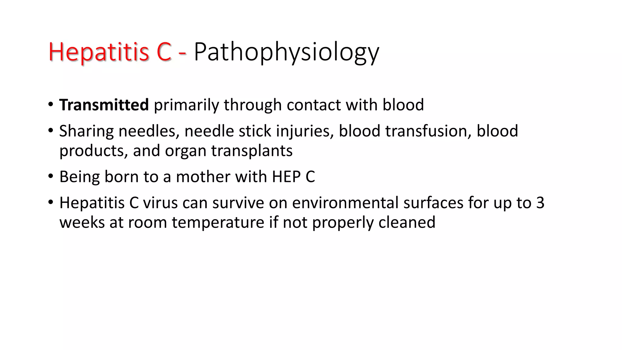 Blood borne infectious diseases | PPTX