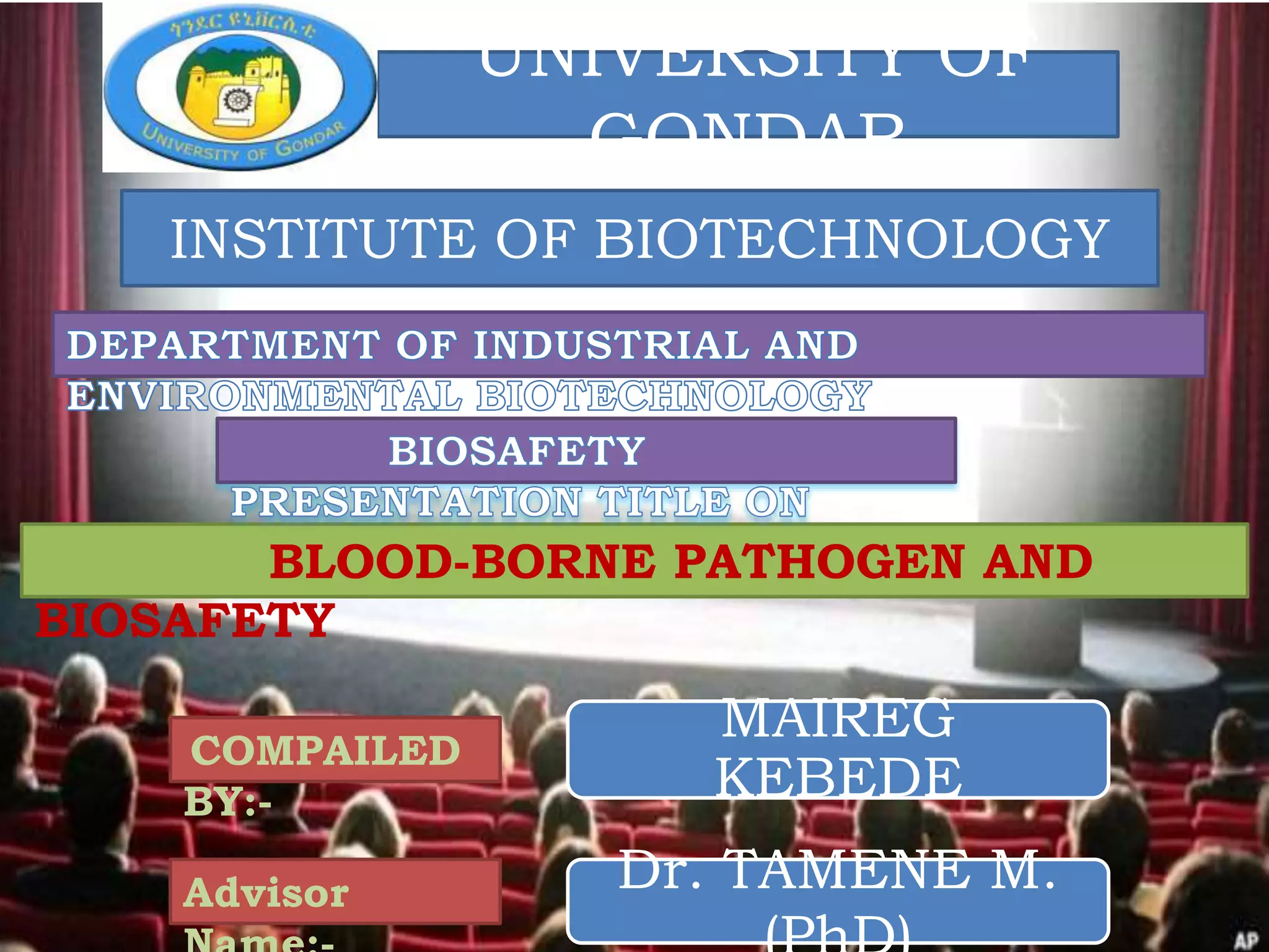 Blood borne pathogen and biosafety | PPTX | Infectious Diseases ...