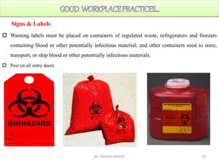 Blood borne pathogen and biosafety | PPTX