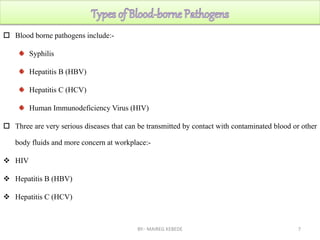 Blood borne pathogen and biosafety | PPTX