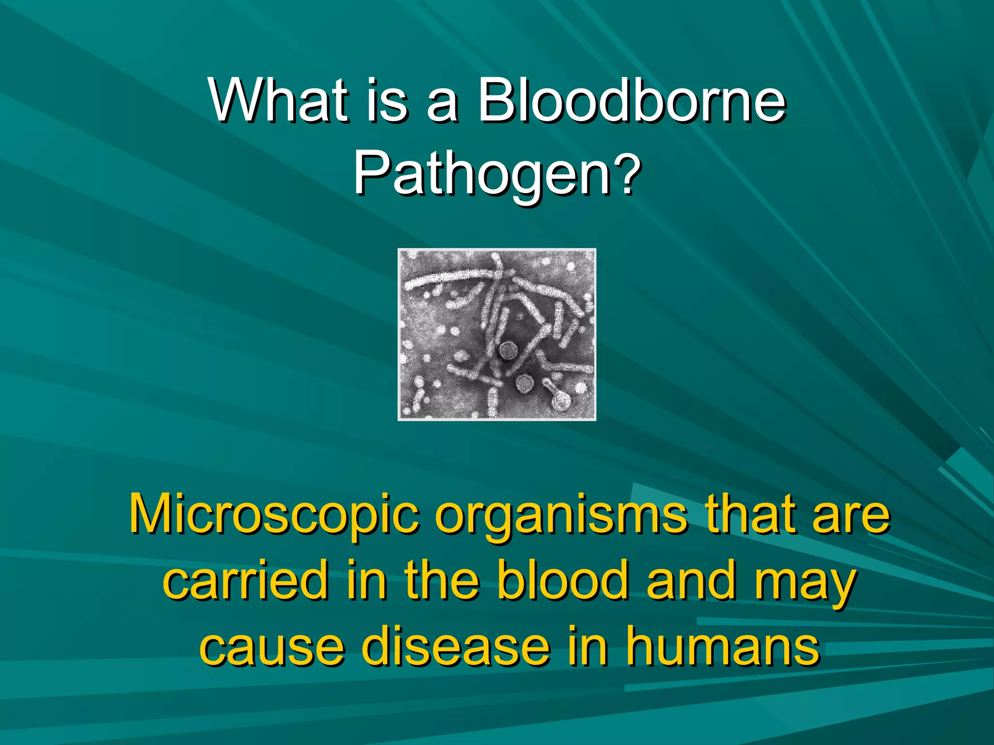 Bloodborne Pathogens Awareness Training | PPT