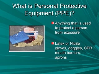 Bloodborne Pathogens Awareness Training | PPT