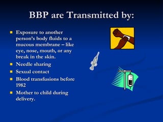 Bloodborne Pathogen Presentation Updated 09 11 08 | PPS | Infectious ...