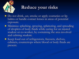 Bloodborne Pathogen Presentation Updated 09 11 08 | PPS | Infectious ...