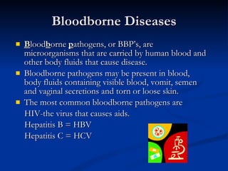 Bloodborne Pathogen Presentation Updated 09 11 08 | PPS