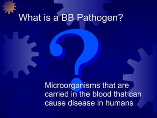 Bloodborne pathogens | PPT