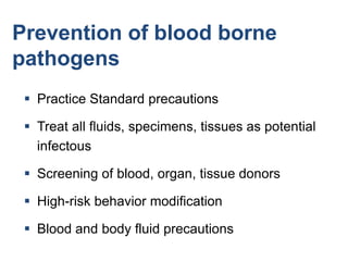 Blood borne pathogens | PDF