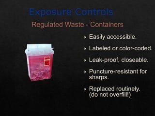 Bloodborne Pathogens in a dental setup .ppt