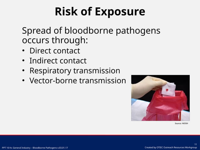 Bloodborne Pathogens training powerpoint presentation | PPTX