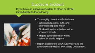 Bloodborne Pathogens - Diseases and Transmission | PPTX