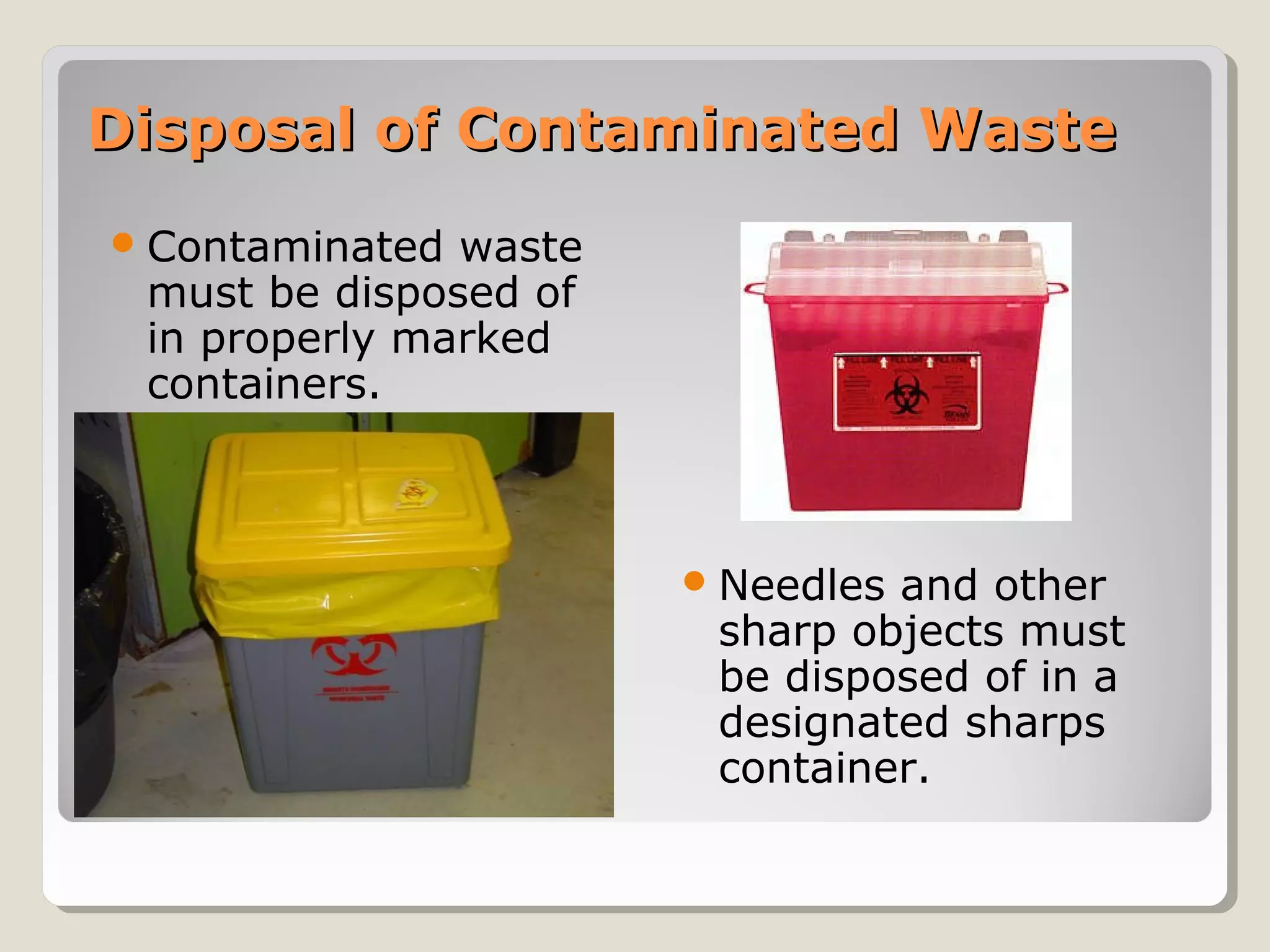 Bloodborne Pathogens Training | PPT