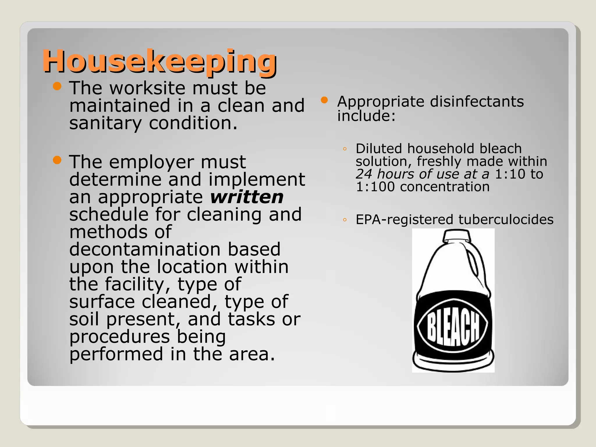 Bloodborne Pathogens Training | PPT