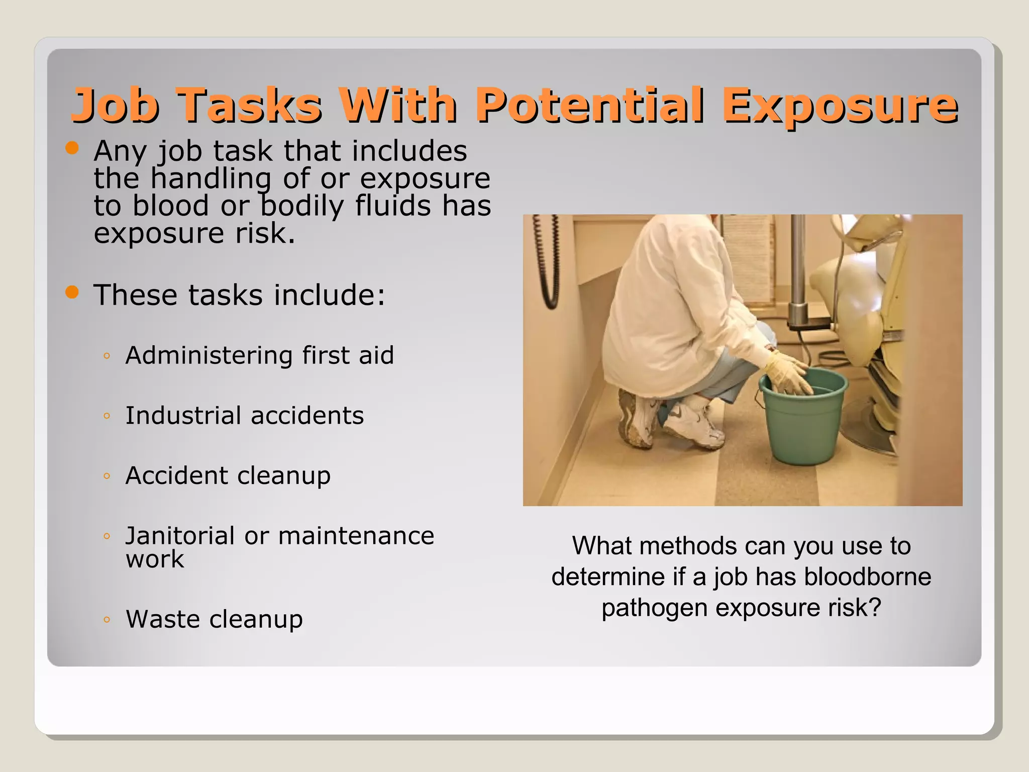 Bloodborne Pathogens Training | PPT