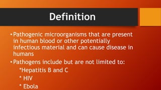 Bloodborne Pathogens Training Materials
