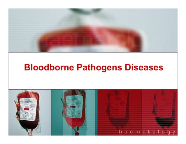 Bloodborne Pathogens | PDF | Infectious Diseases | Diseases and Conditions