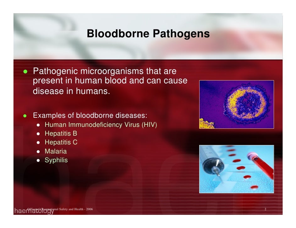 Bloodborne Pathogens