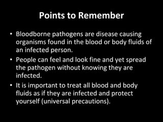 Blood Borne Pathogen Training | PPT