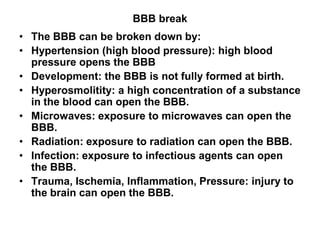 Blood brain barrier ppt. | PPTX