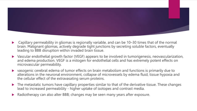 Blood Brain Barrrier vishal singh mch neurosurgery | PPT