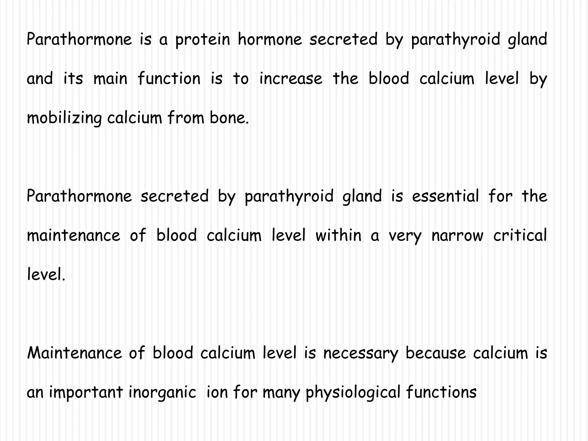 Blood calcium | PPTX
