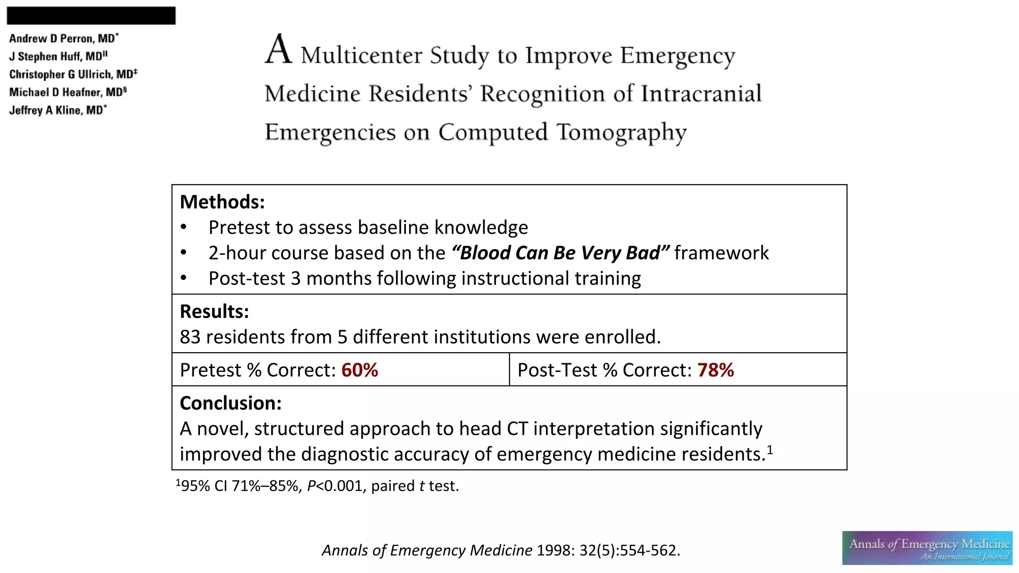 Blood Can Be Very Very Bad - CMC Neuroimaging Case Studies | PPTX