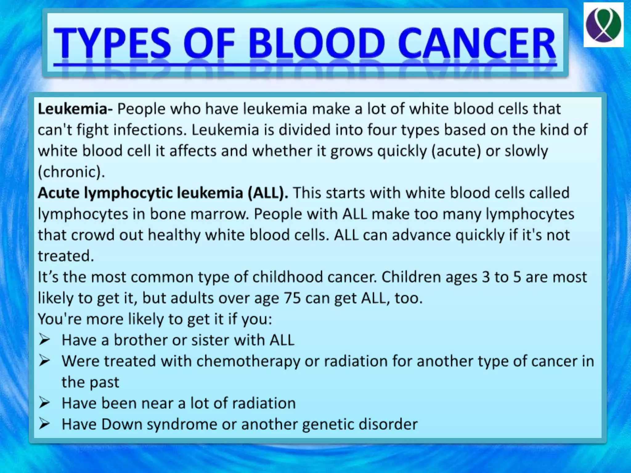 New techniques for fighting against blood cancer by The cure for ...
