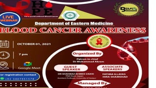 Blood cancer awareness. | PPTX