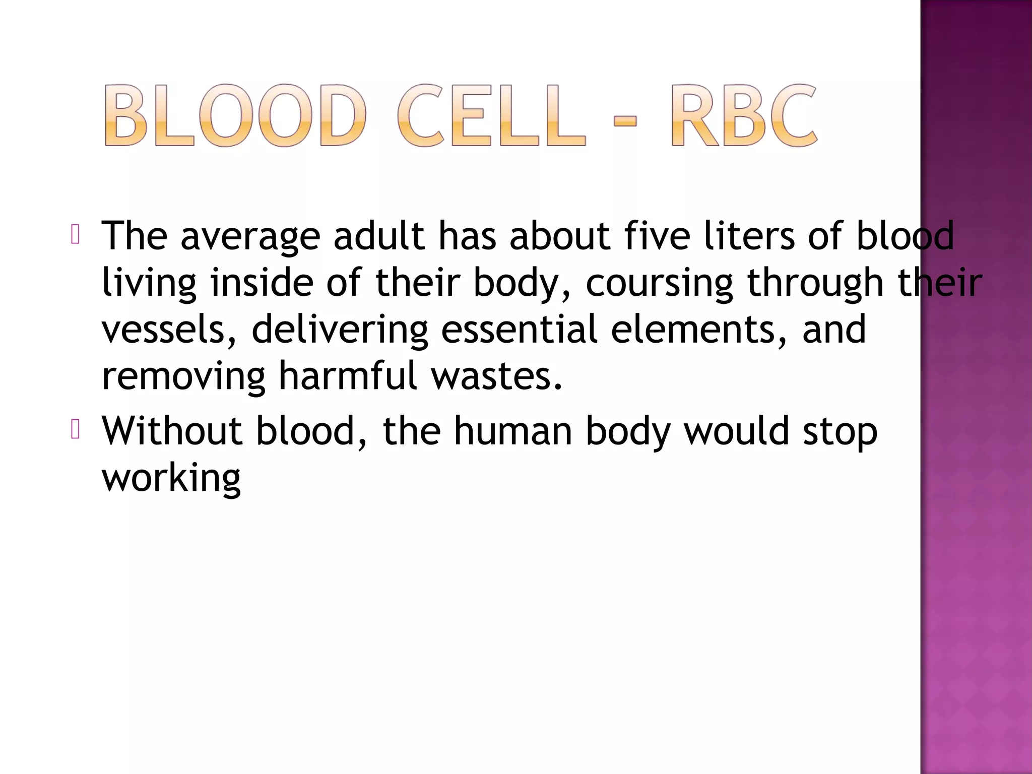 Bloodcell rbc | PPT