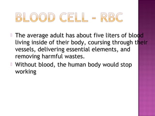 Bloodcell rbc | PPT