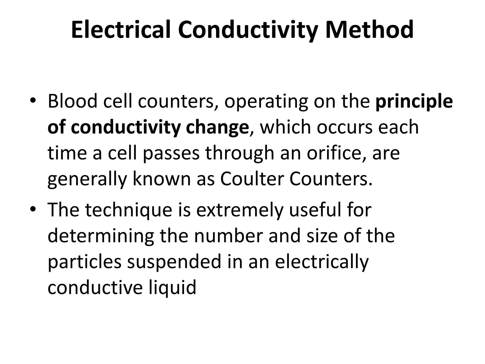 Blood cell counter | PPTX