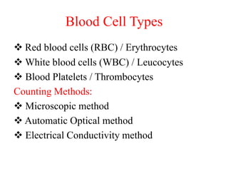 Blood cell counter | PPTX