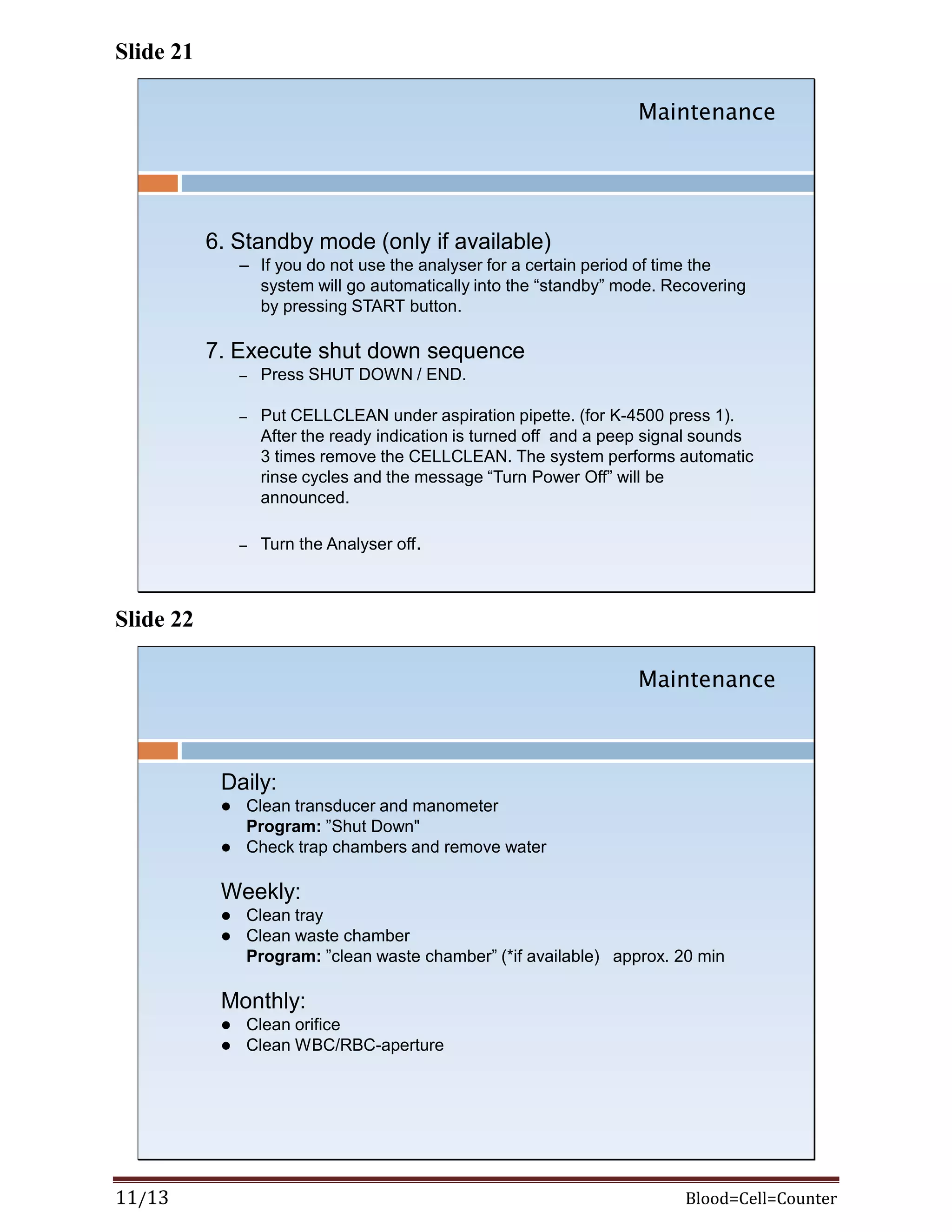 Blood cell counters | PDF