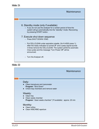 Blood cell counters | PDF