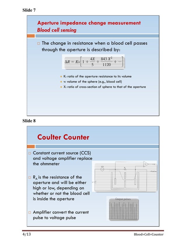 Blood cell counters | PDF