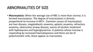 Blood cell morphology | PPTX